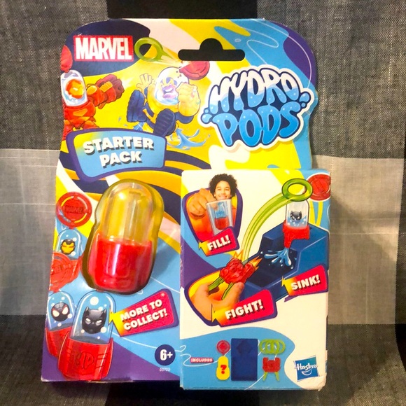 Marvel | Toys | Marvel Hydro Pods Starter Pack A Wateractivated Battle ...